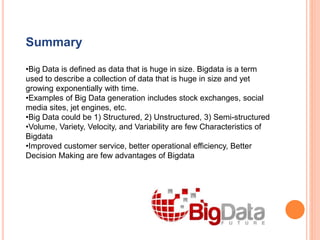 Introduction to Big Data | PPTX