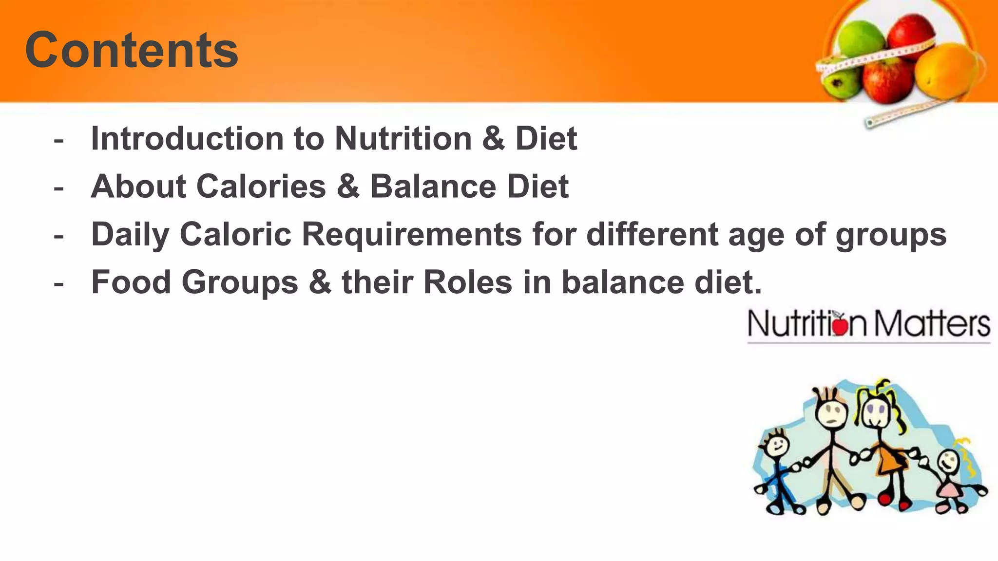 Unit 1 (introduction to food nutrition & diet | PPTX