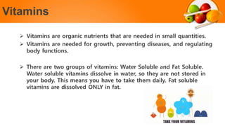 Unit 1 (introduction to food nutrition & diet | PPTX