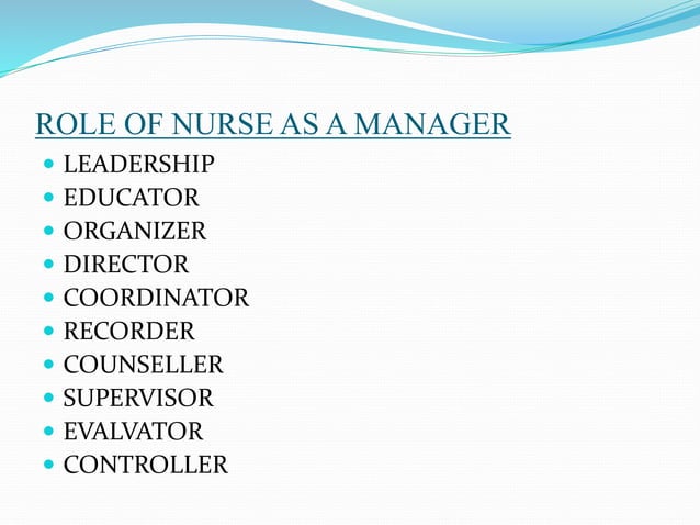 Introduction to management in nursing | PPTX