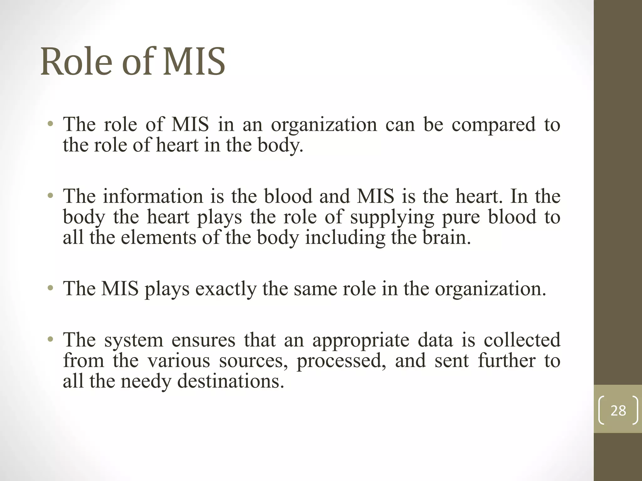 Unit 1 Introduction to MIS, MIS & Data Mining , MIS & Decision Making | PDF
