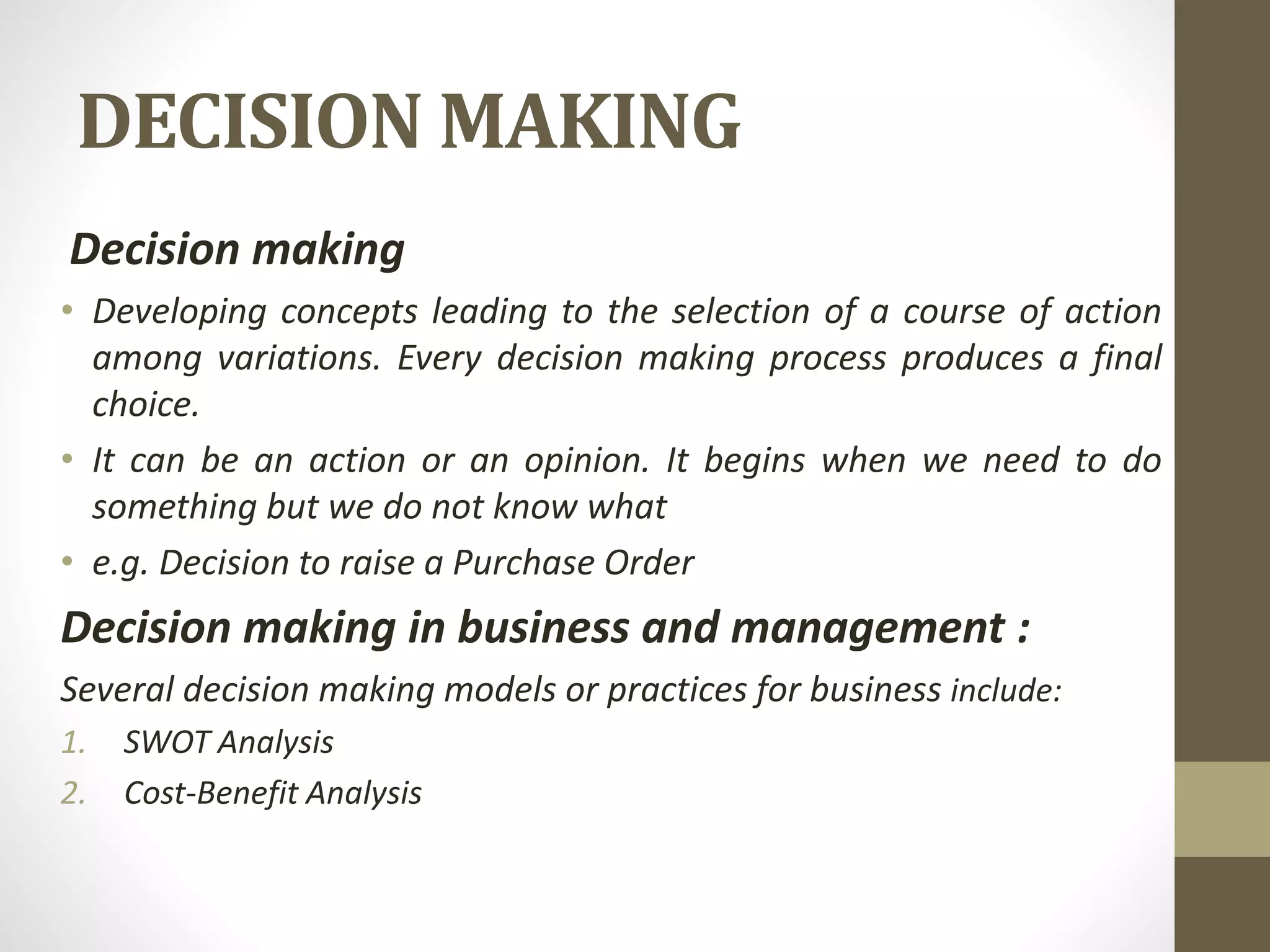 Unit 1 Introduction to MIS, MIS & Data Mining , MIS & Decision Making | PDF