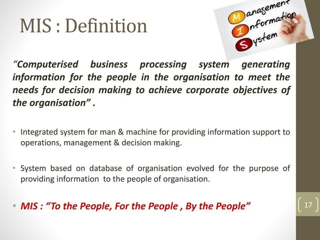 Unit 1 Introduction to MIS, MIS & Data Mining , MIS & Decision Making | PDF