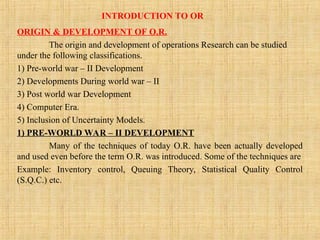 UNIT-1 INTRODUCTION TO OPERATIONS RESEARCH.ppt