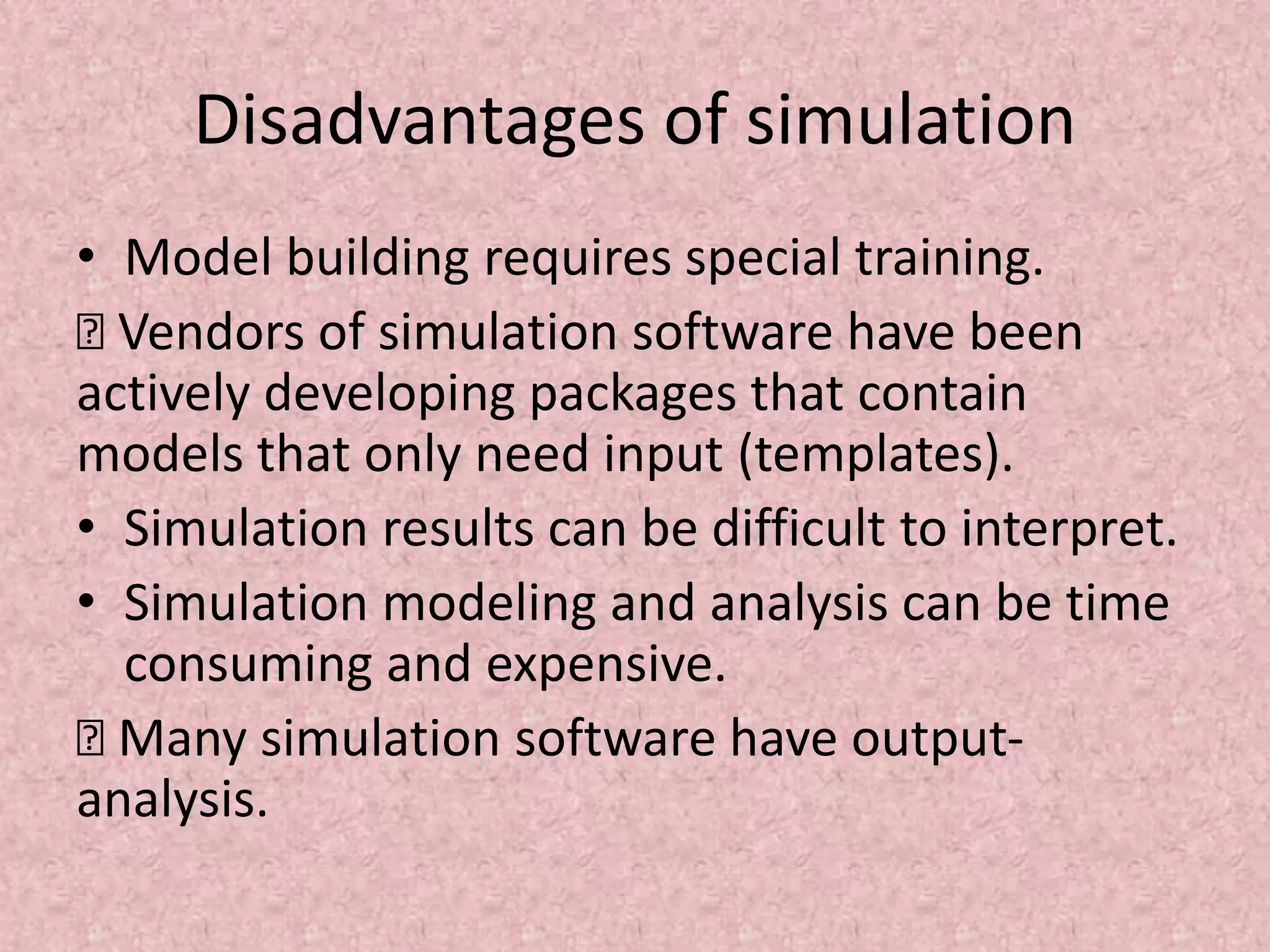 Unit 1 introduction to simulation | PPTX