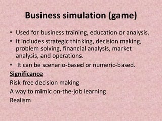 Unit 1 introduction to simulation | PPTX