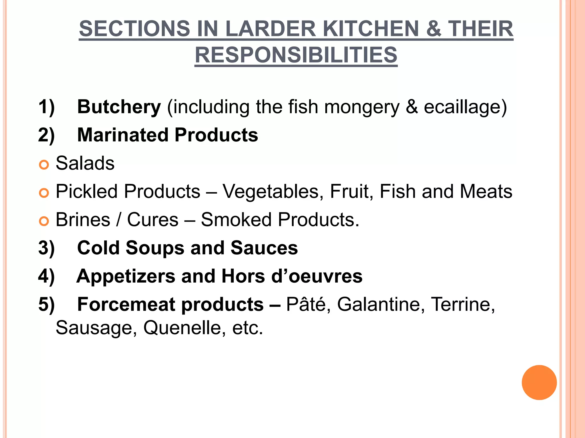 Unit 1 Larder Kitchen | PPTX