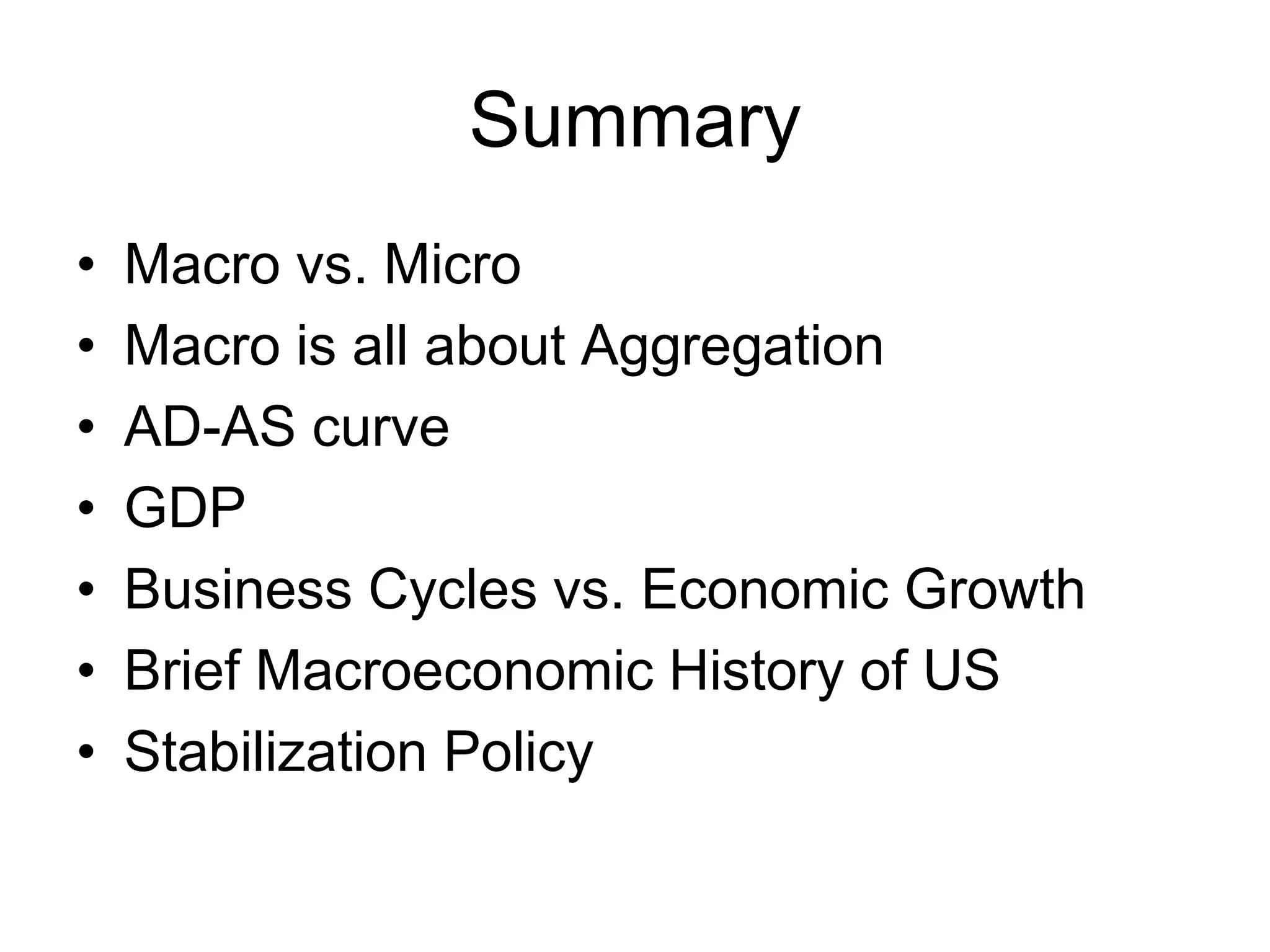 BEM 1006- Unit -1:Topic-1(Introduction to Macro Economics) | PPT