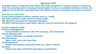 unit-1 lecture 7 Types of system calls.pptx