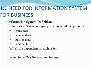 INFORMATION TECHNOLOGY FOR BUSINESS | PPT