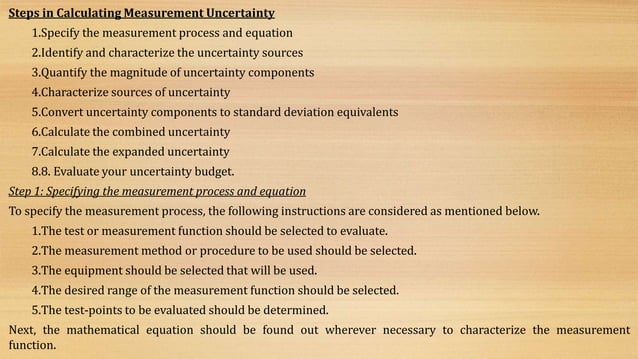 UNIT-1 Measurement Uncertainty of Instruments | PPTX
