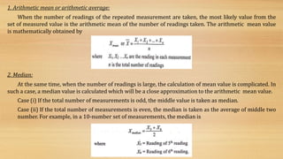 UNIT-1 Measurement Uncertainty of Instruments | PPTX