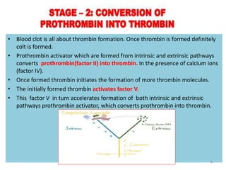 Mechanisms of coagulation B.pharmacy 2 semester | PPTX