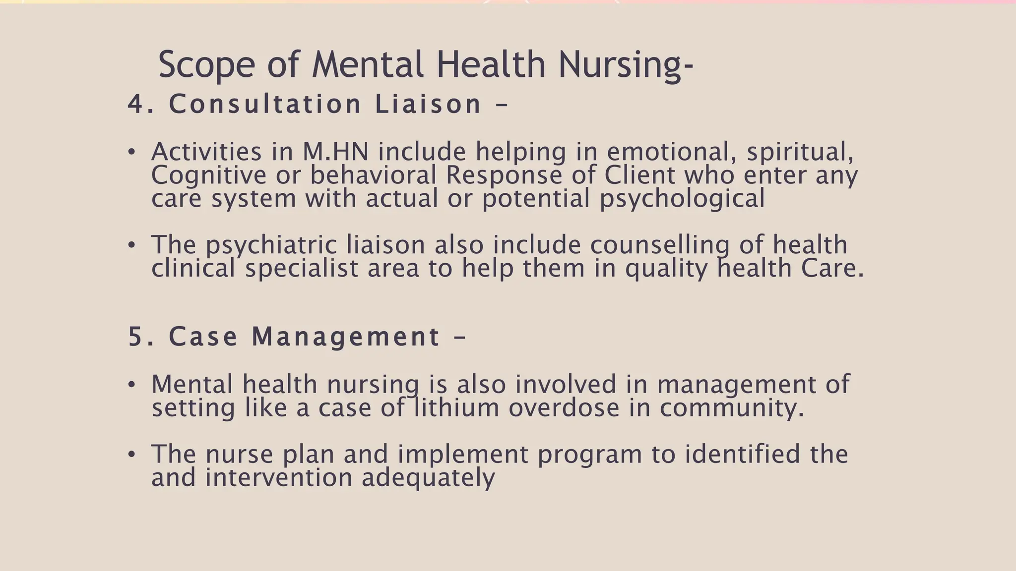 Unit-1 Introduction, Mental Health Nursing | PPTX
