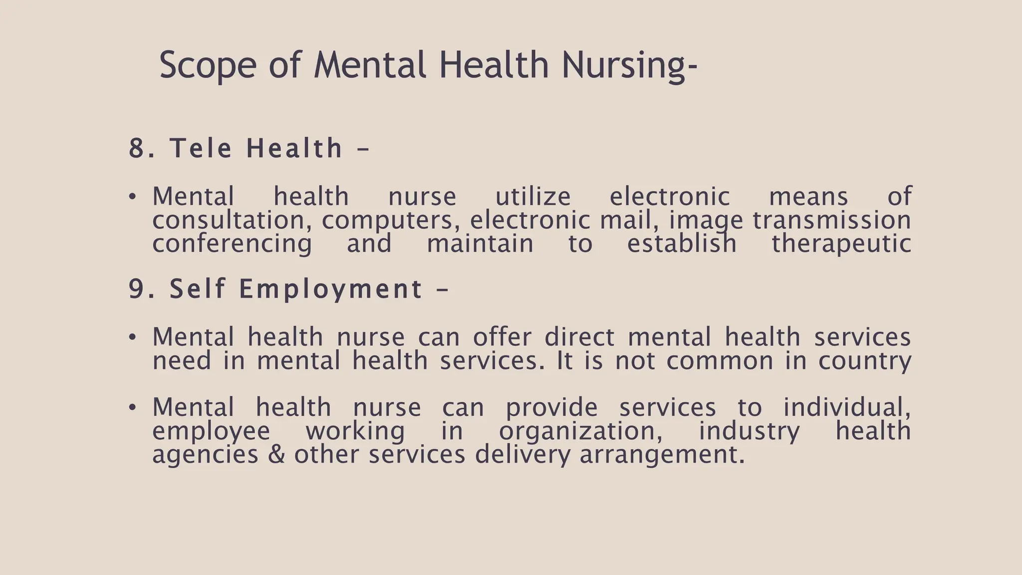 Unit-1 Introduction, Mental Health Nursing | PPTX