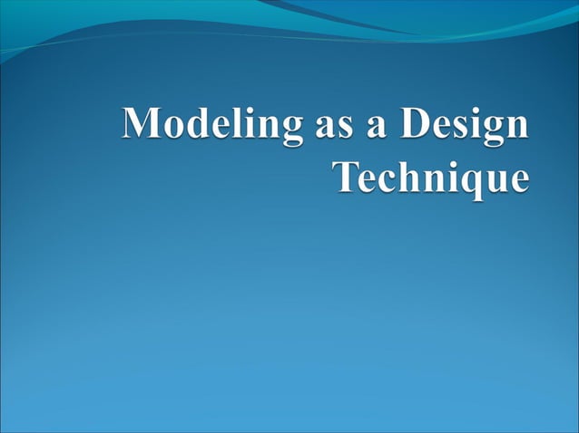 Unit 1( modelling concepts & class modeling) | PPT
