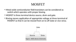 UNIT-1 Metal oxide semconductor for electronics | PPTX