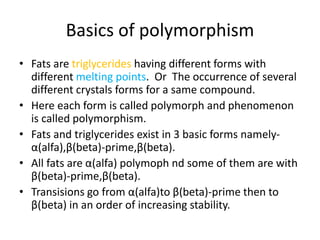 oil and fat processing | PPT