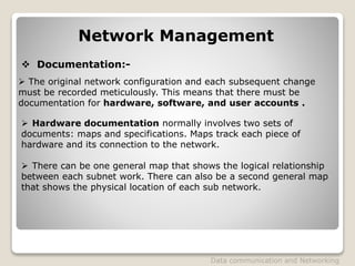 Unit 1 network management | PPT