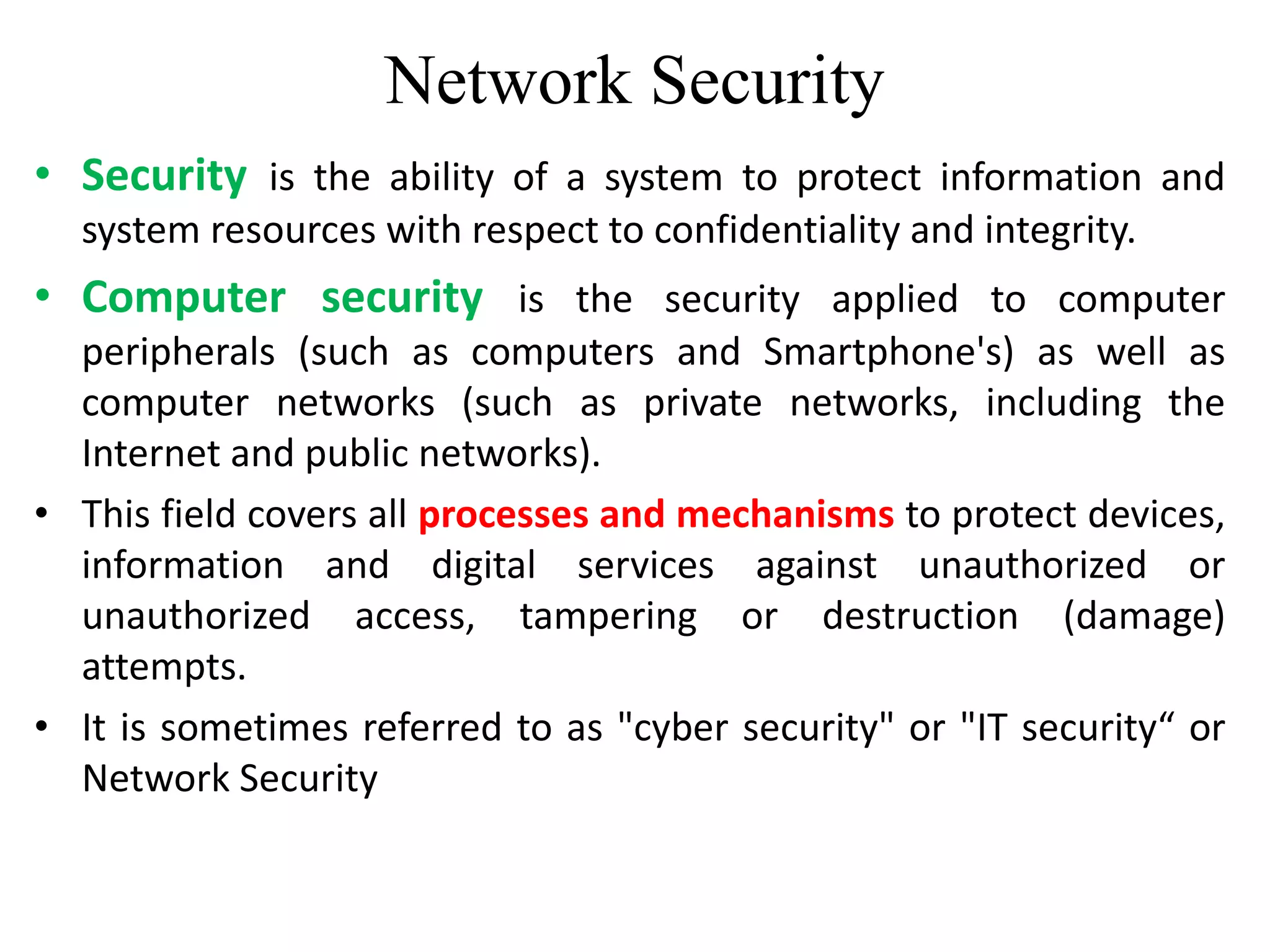 Network Security | PPTX