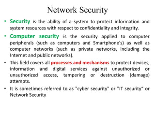 Network Security | PPTX