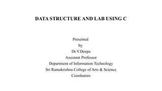 Data Structure , Classification of Data structure | PPT