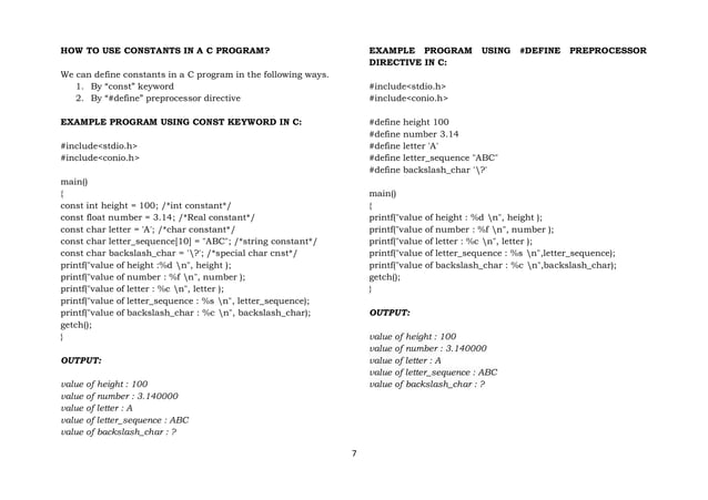 Unit 1 Notes Data Types Variables Operations Expressions And Statements Conditional