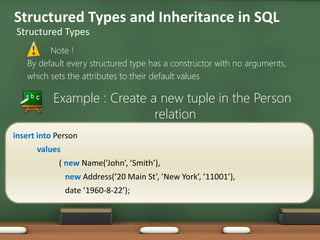 Unit 1 object-baseddatabases-160503160727 | PPT