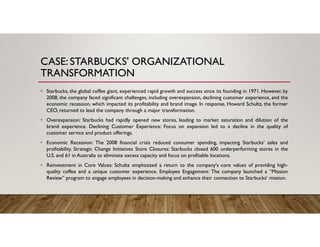 Organizational change and development models | PDF