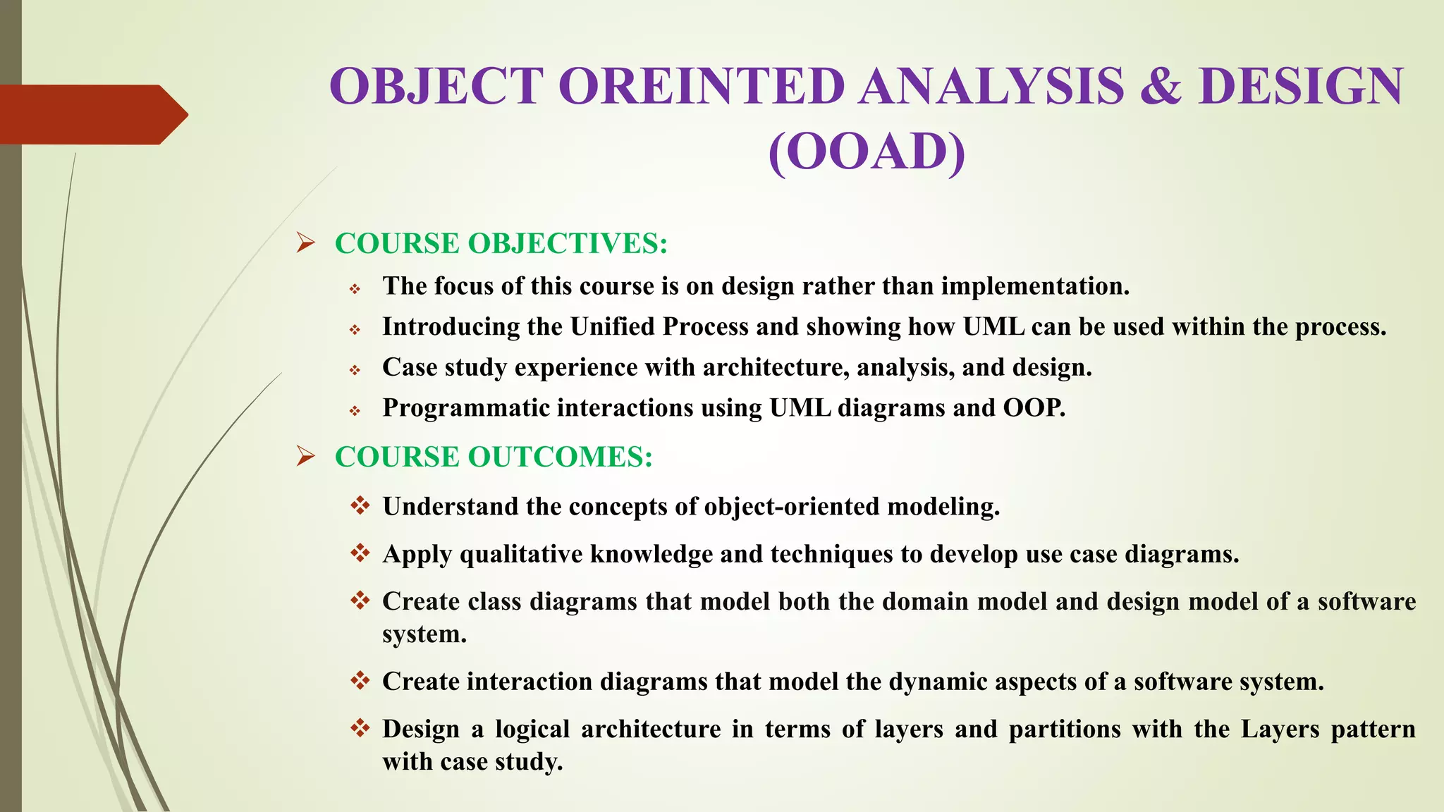 Unit 1 Ooad Introductionpptx