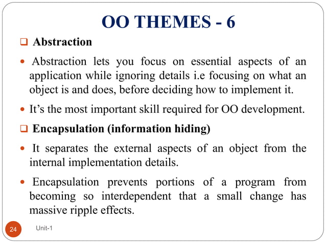 Unit 1 Oomd Inthhro Class Modelingppt 