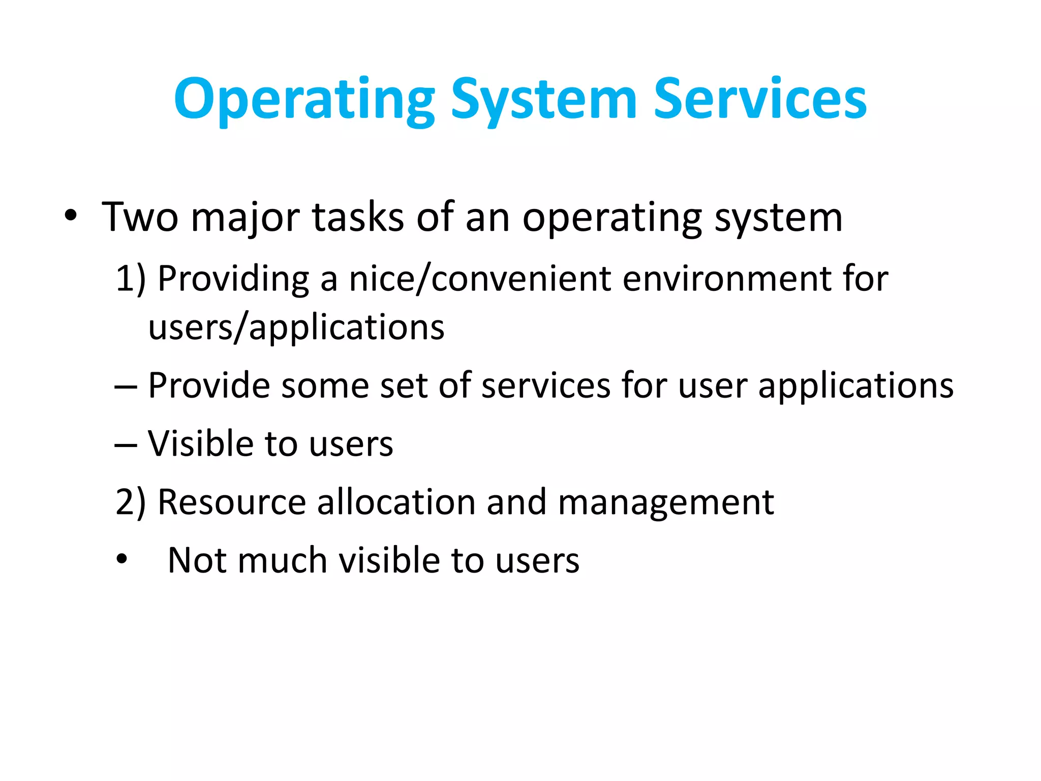Unit 1 operating system | PPTX | Operating Systems | Computer Software and Applications