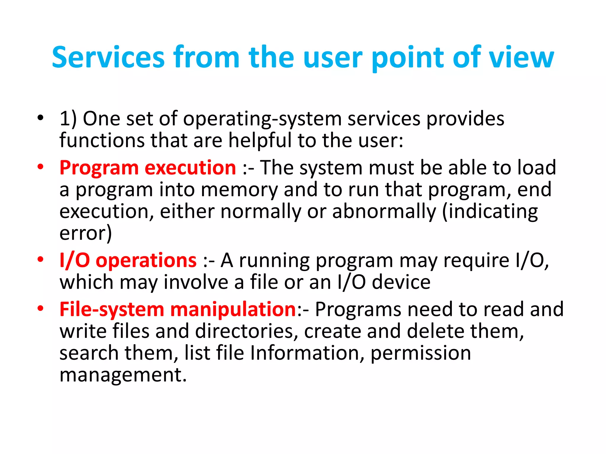 Unit 1 operating system | PPTX | Operating Systems | Computer Software ...