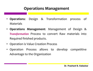 Introduction to Operations and Supply Chain Management | PPT