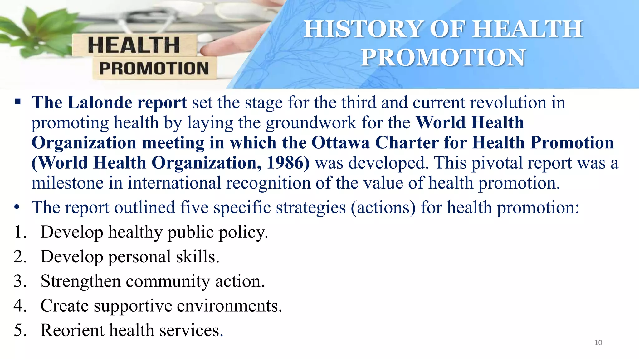 Overview of Health promotion.pptx