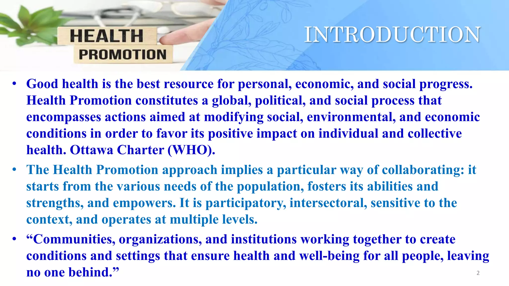 Overview of Health promotion.pptx