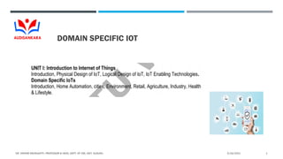 Domain Specific IoT | PDF | Technology Industry | Industries