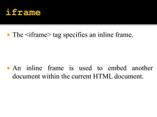 Unit 1part-2 forms & frames | PPT