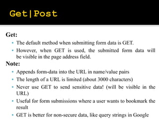 Unit 1part-2 forms & frames | PPT