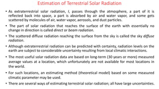 MEASUREMENT OF SOLAR RADIATION BY INSTRUMENTS | PDF