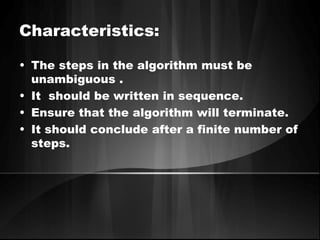 algorithm | PPT