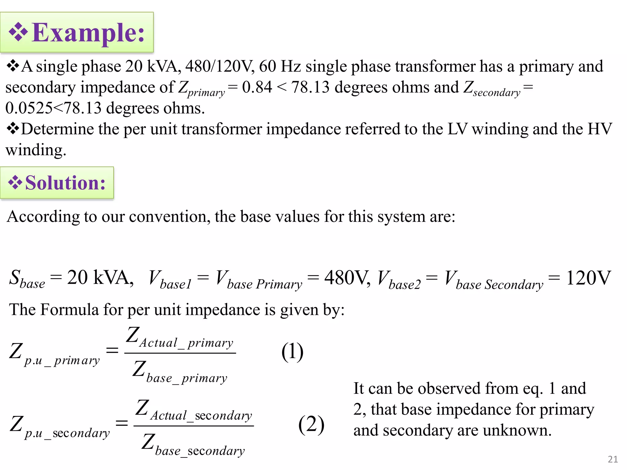 Unit-1 Per Unit System.pptx
