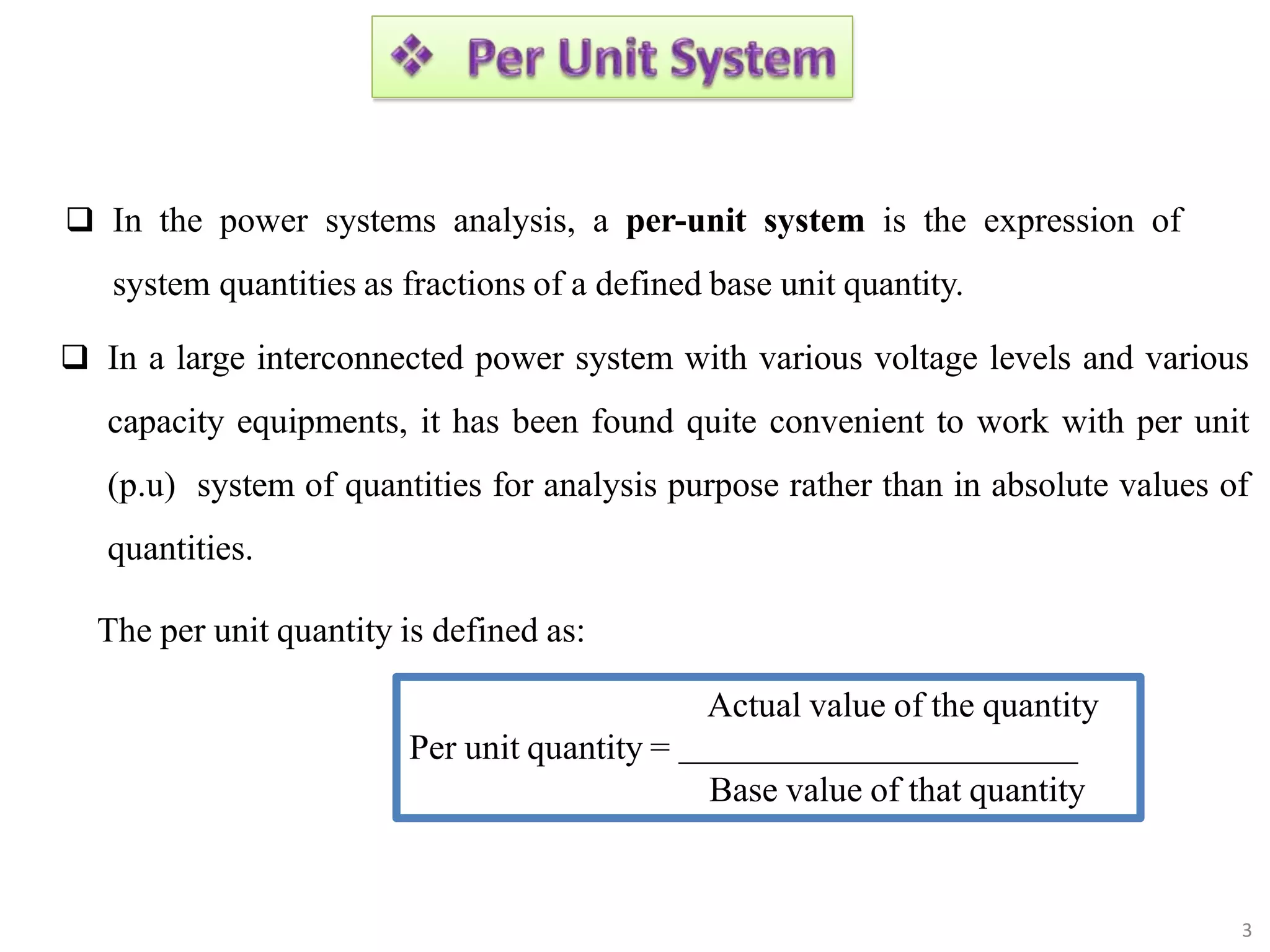 Unit-1 Per Unit System.pptx