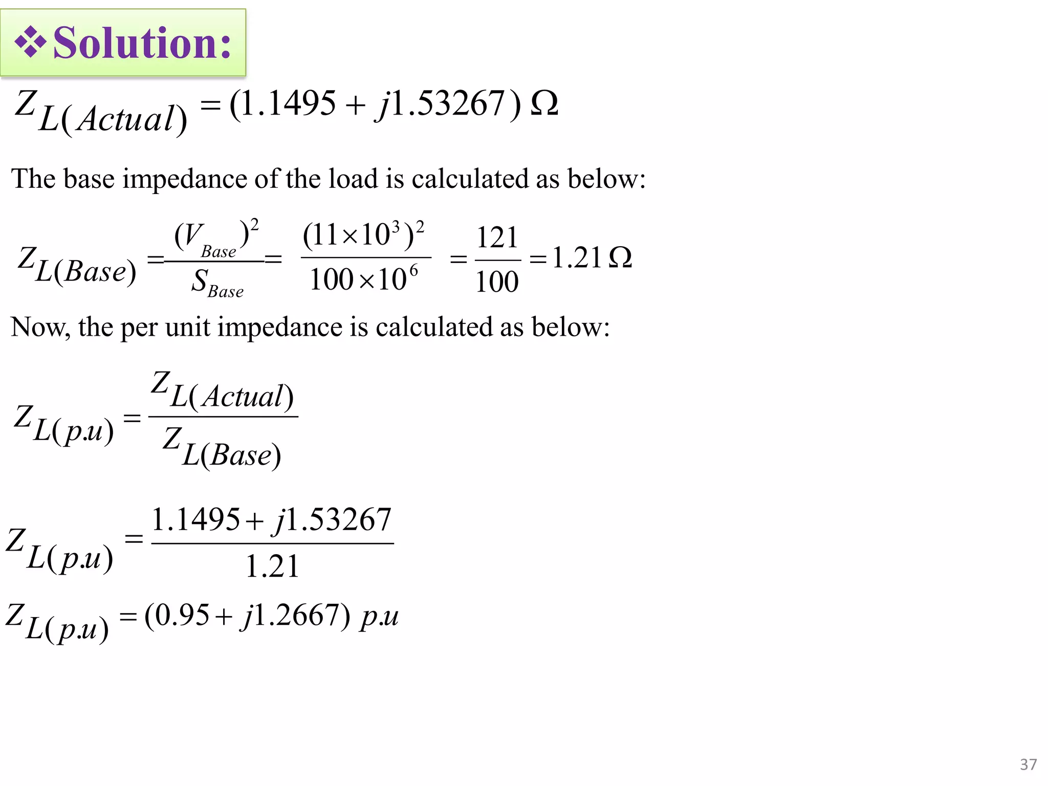 Unit-1 Per Unit System.pptx
