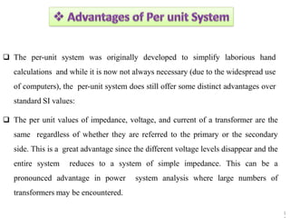 Unit-1 Per Unit System.pptx