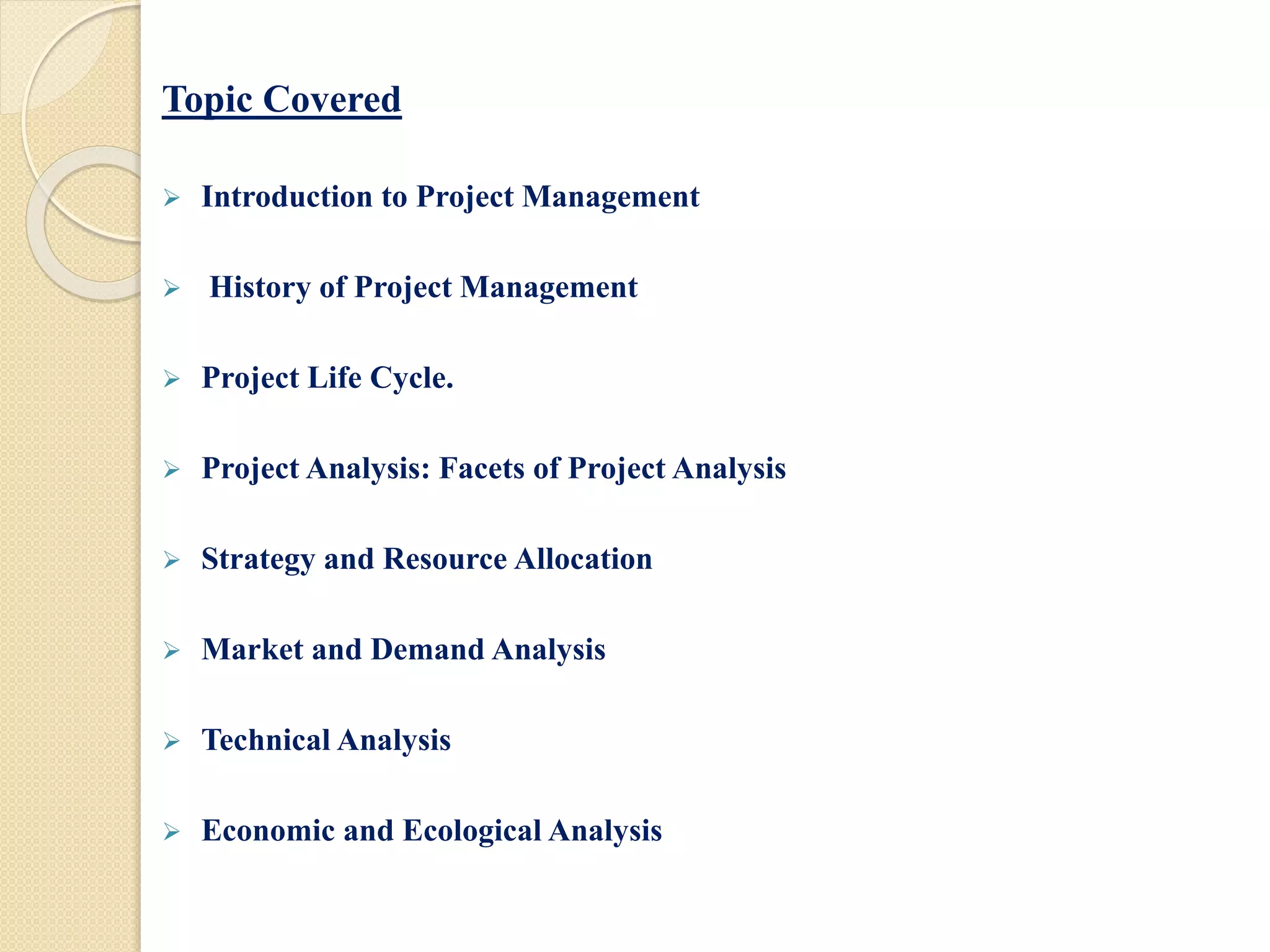 Project Management | PPTX