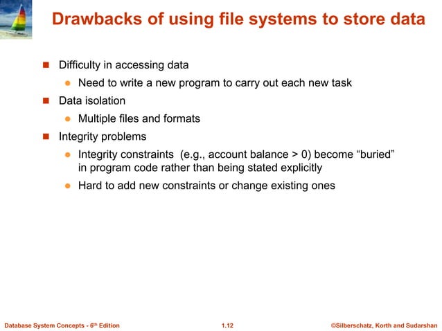 Unit 1 Pptpptcs 3492 Dbms Unit 1 To 5 Overview Unit 1 Slides Including Purpose Of Dbms Views