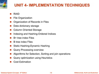 UNIT-1 PPT.pptCS 3492 DBMS UNIT 1 to 5 overview Unit 1 slides including purpose of DBMS, Views ...