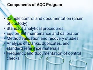 Analytical quality control - analytical chemistry | PPTX