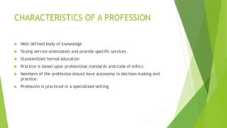 UNIT-1 Profession.pptx | Education